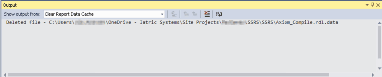 SSRS Tip: Adding A Tool to Clear the SSRS Data Cache